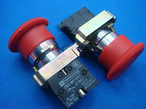 100Pc Telemecanique Zb2-Be102 Zb2-Be102C Emergency Stop Nc Button ...