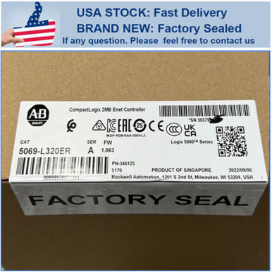 5069-L320Er Allen Bradley Compactlogix 5000 Controller 5069 L320Er Us ...