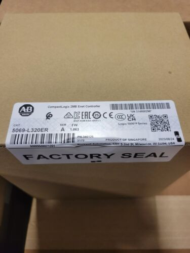 Allen Bradley 5069-L320Er /A Compactlogix 5380 Controller 2Mb ...