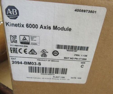 2094-Bm03-S New Allen-Bradley Servo Drive Kinetix 6000 Axis Module ...