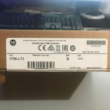 New Factory Sealed Ab 1756-L73 Controllogix 8Mb Controller Allen ...