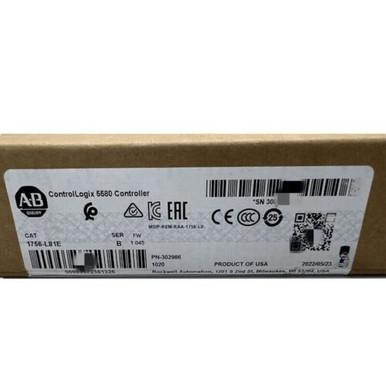 New Allen-Bradley 1756-L81E B Controllogix 5580 Processor 3Mb - SPW ...