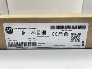 New Sealed Allen-Bradley 1756-L81Es /B Guardlogix5580 Processor 4.5Mb ...