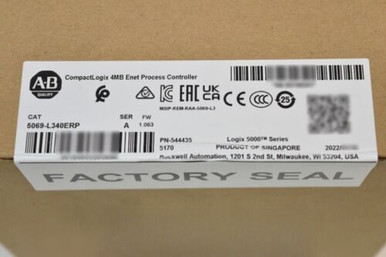 New Sealed Allen Bradley 5069-L340Erp /A Compactlogix Process Control ...