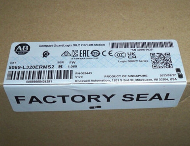 Sealed Allen Bradley 5069-L320Erms2 Guardlogix 5380 Safety Controller ...