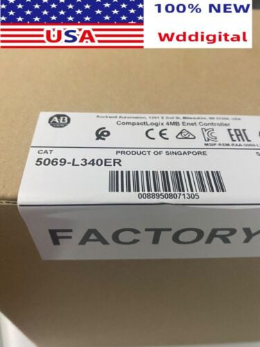New Factory Sealed Ab 5069-L340Er / A 5069L340Er Compactlogix 4Mb ...