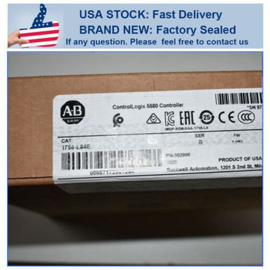 New Unopened 1756-L84E Controllogix Logix5580 Processor 20Mb Us - SPW ...
