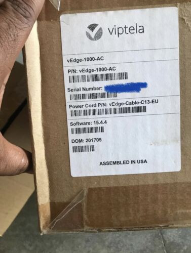 Cisco Viptela Vedge-1000-Ac Sd-Wan Router New Open Box