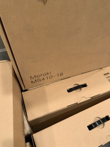 New Cisco Meraki Ms410-16-Hw Cloud Managed Network Switch Unclaimed, No ...