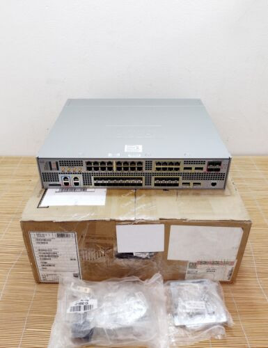 New Cisco Me-3600X-24Cx-M Switch 8 Sfp 16 Sfp 4 Xfp 2X Dc Psu New Open Box-