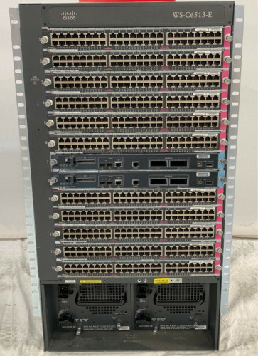 Cisco Catalyst 6513 2X Vs-S720-10G-3C 11X Ws-X6748-Ge-Tx Switch ...