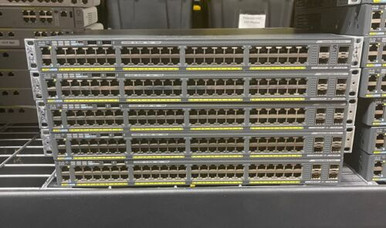 5 X Cisco Catalyst 2960X Ws-C2960X-48Fps-L With Stacking Module