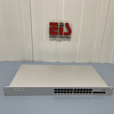 Cisco Meraki Ms210-24P-Hw 24-Port Gig Poe+ Switch + 4 X Sfp Ports Unclaimed