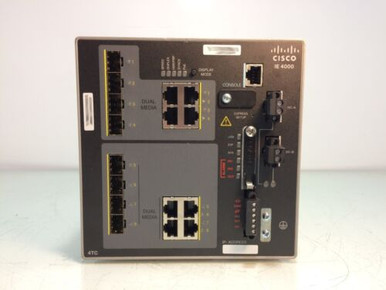 Cisco Ie-4000-4Tc4G-E 4-Port Fe & 4-Port Ge Combo Industrial Ethernet ...