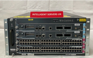 Cisco Catalyst 6504 2X Vs-S720-10G-3C 2X Ws-X6748-Ge-Tx Switch ...