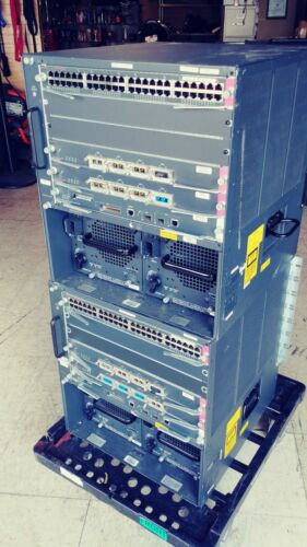 Lot Of 2 Cisco Catalyst 6506-E Ws-C6500 Series With Modules (*)