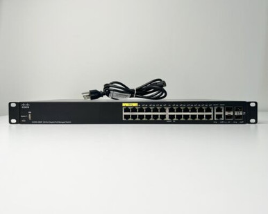 Cisco Sg350-28Mp 28 Port Gigabit Poe Managed Switch Sg350-28Mp-K9 V03