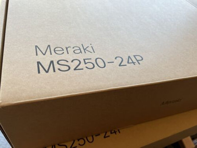 New Cisco Meraki Ms250-24P-Hw 24 Ports Poe+ L3 Managed Switch ...