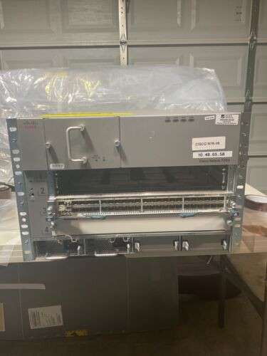 Cisco N7K-C7004 Nexus 7000 Series 4-Slot Chassis W/ N7K-F248Xp-25E, 2 ...