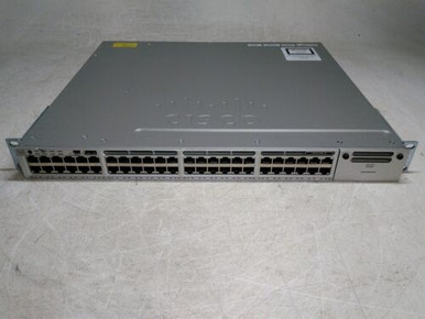 Cisco Catalyst 3850 Ws-C3850-48T-E Stackable 48-Port Gigabit Switch No Psu