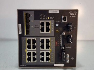 Cisco Ie-4000-8Gt8Gp4G-E 8 Ge, 8 Ge Poe+ & 4 Ge Combo Industrial ...