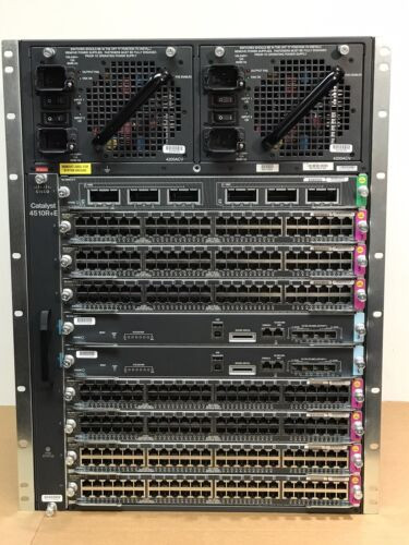 Cisco Catalyst C4510R+E Ws-X45-Sup7-E X4606-X2-E X4748-Rj45V+E Upoe Poe ...
