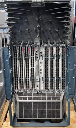 Cisco Nexus 7010 2X Supervisors Configurable Line Card Network Switch