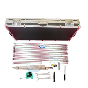 Stainless Steel Peat Sampler/Depth of 10m Handle Peat Auger Set