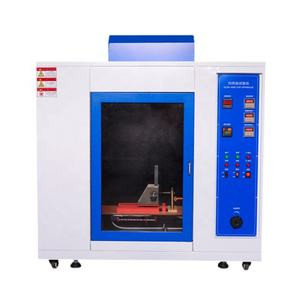 Flammability Combustion Chamber, Flame Retardant With Burning