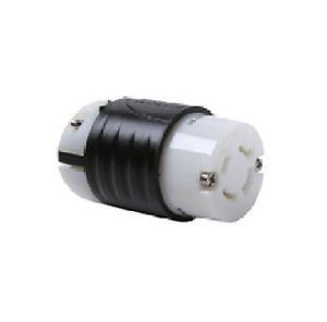 P & S L2120-C Turnlok Connector, 5-Wire, 20A 120/208V, L21-20R, Black ...