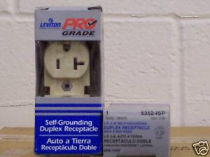 10 LEVITON DUPLEX RECEPTACLES # 5352-I - SPW Industrial