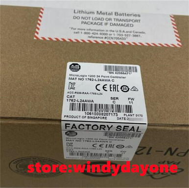 New Factory AB 1762-L24AWA SER C MicroLogix 1200 24 Point Controller