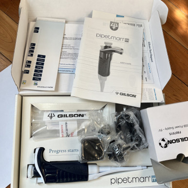 New Gilson Pipet Pipetman Pipettor 8-Channel Pipette P200 M digital