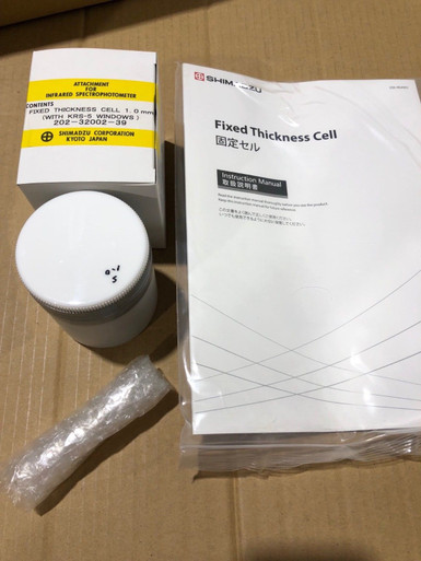 Shimadzu 202-32002-39. 1mm KRS-5 FIXED THICKNESS CELL NEW