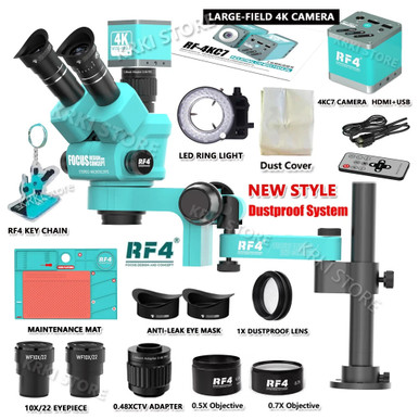 New Stereo Trinocular Microscope 360 Rotation Articulating Arm Stands ...