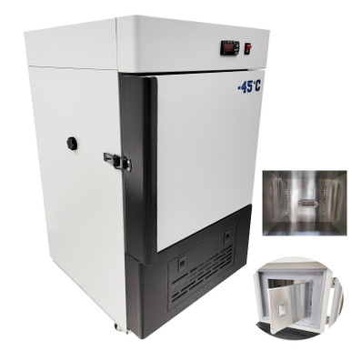 New 110V 30L -45 Ultra Low Temperature Storage Box Freezing Storage Digital