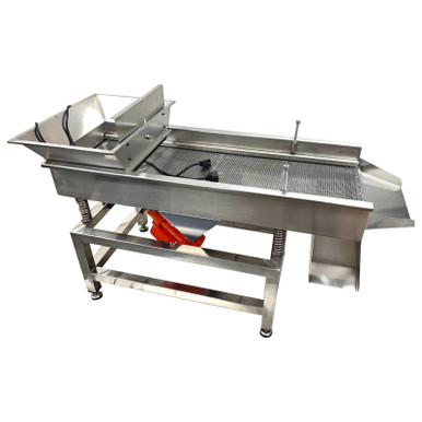 New 5mm Single Layer Linear Vibrating Screen Electric Sieve Machine Double
