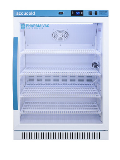 New Summit AR6PV Glass Accucold 24W 6 Cu. Ft. Pharmacy Refrigerator ARG6PV