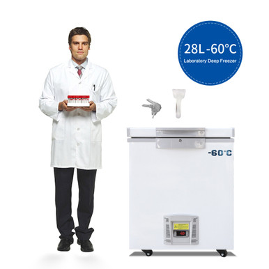New 65 0.99 cuft Lab Ultr Low Temp Freezer Deep Chest Storage Cold Fridge