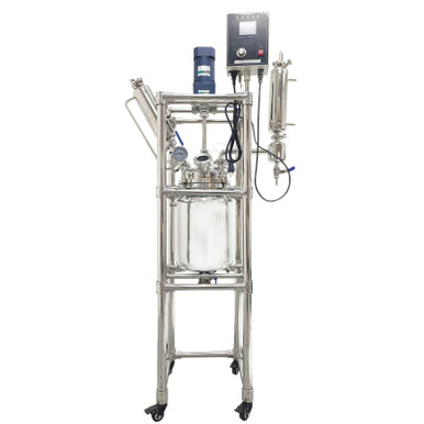 New 110V 10L Double-Layer Stainless Steel Reactor Lab Reactors Devices ...