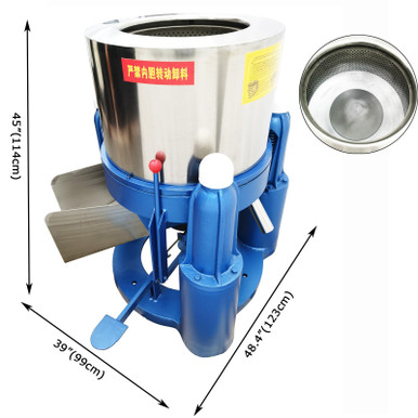 New 220V 3PH Industrial Centrifugal Dehydrator Drying Machine Solid ...