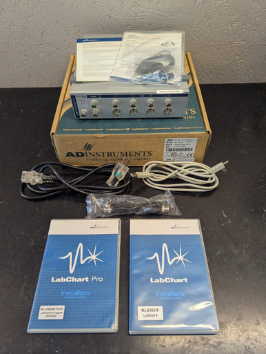 New ADInstruments PowerLab 4/35 PL3504 Data Acquisition System & Software