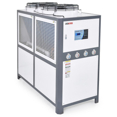 New CREWORKS 20 Ton 30HP Industrial Air-Cooled Water Chiller 66 gal Tank