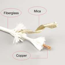 Heat Resistant High Temperature Glass Fibre Wire Cable 1000c - SPW ...