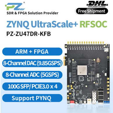 Puzhi Fpga Development Board Xilinx Zynq Ultrascale+ Rfsoc Xczu47dr Adc ...