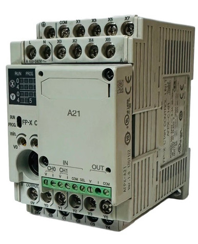 Afpx-c14r Control Log 8 in 6 Out 100-240v + Afpx-a21 Option Card, I/o ...
