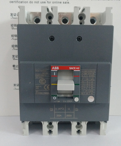 New Abb Formula Molded Case Circuit Breaker Mccb A2C250 Tmf 200/2000 Ff ...