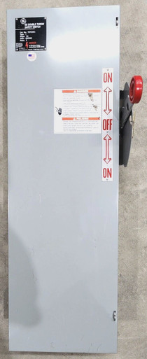 New Ge Tdt3361 30 Amp 600 V 3 Phase Nema 1 Fused Double Throw Safety Switch