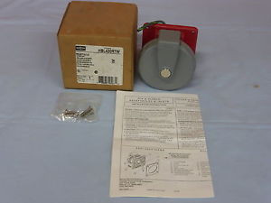 Hubbell Hbl430R7W Pin & Sleeve Receptacle 3-P 4-W 30A 3Ph 480Vac17A1 ...