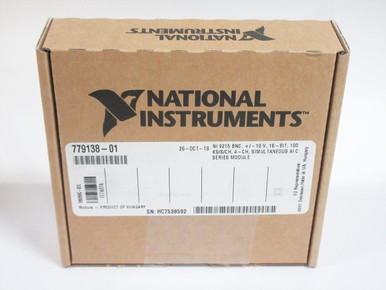 New National Instruments 9215 With Bnc Ni 9215 Voltage Input Module ...